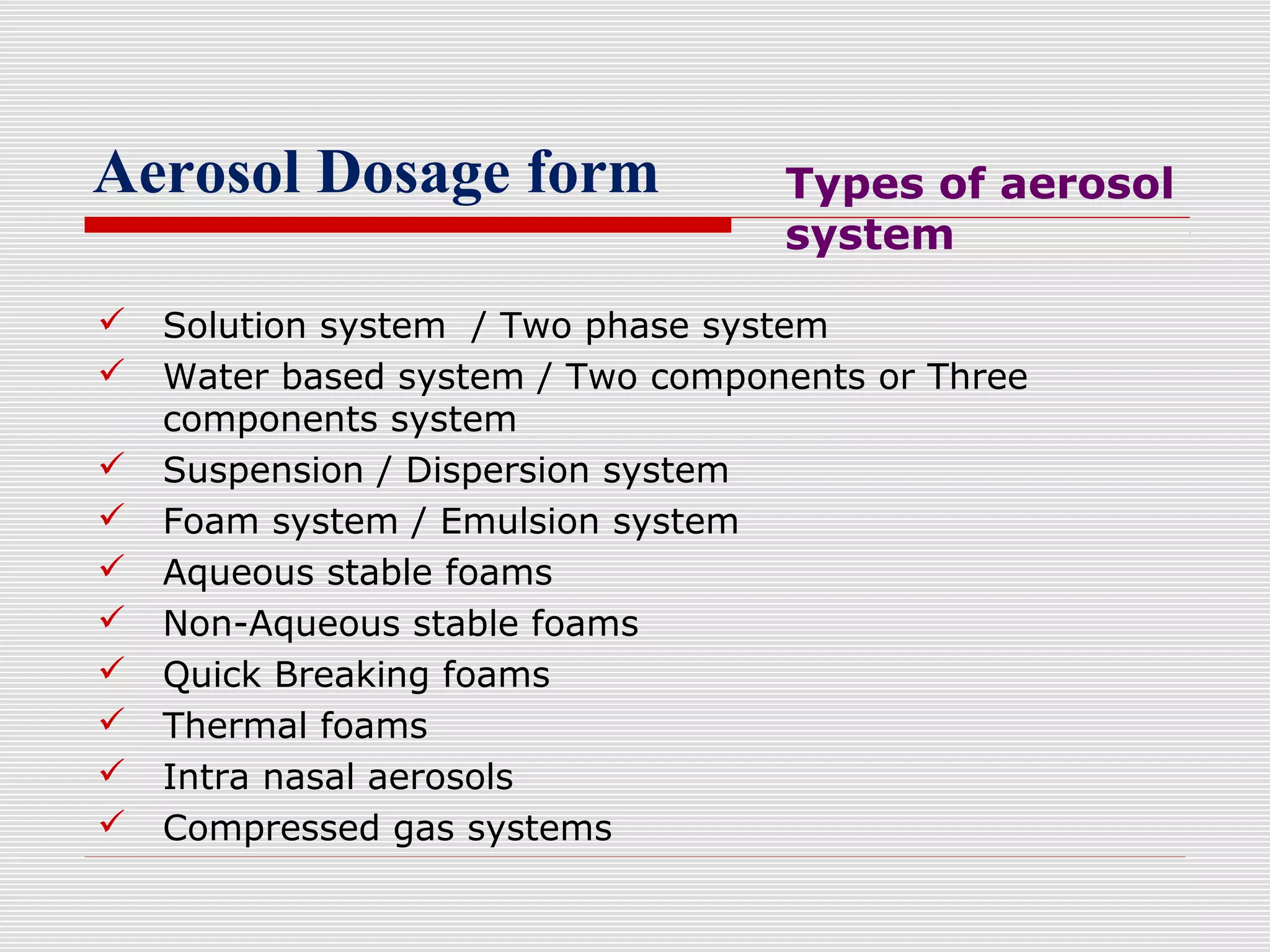 Arosol Dosage Form | PPT