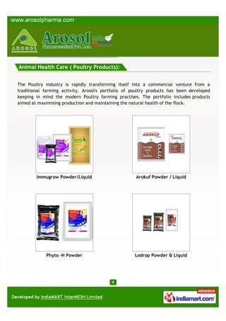 Arosol Pharmaceutical Private Limited, Saharanpur, Herbal Medicines | PDF