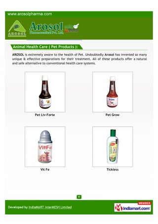 Arosol Pharmaceutical Private Limited, Saharanpur, Herbal Medicines | PDF