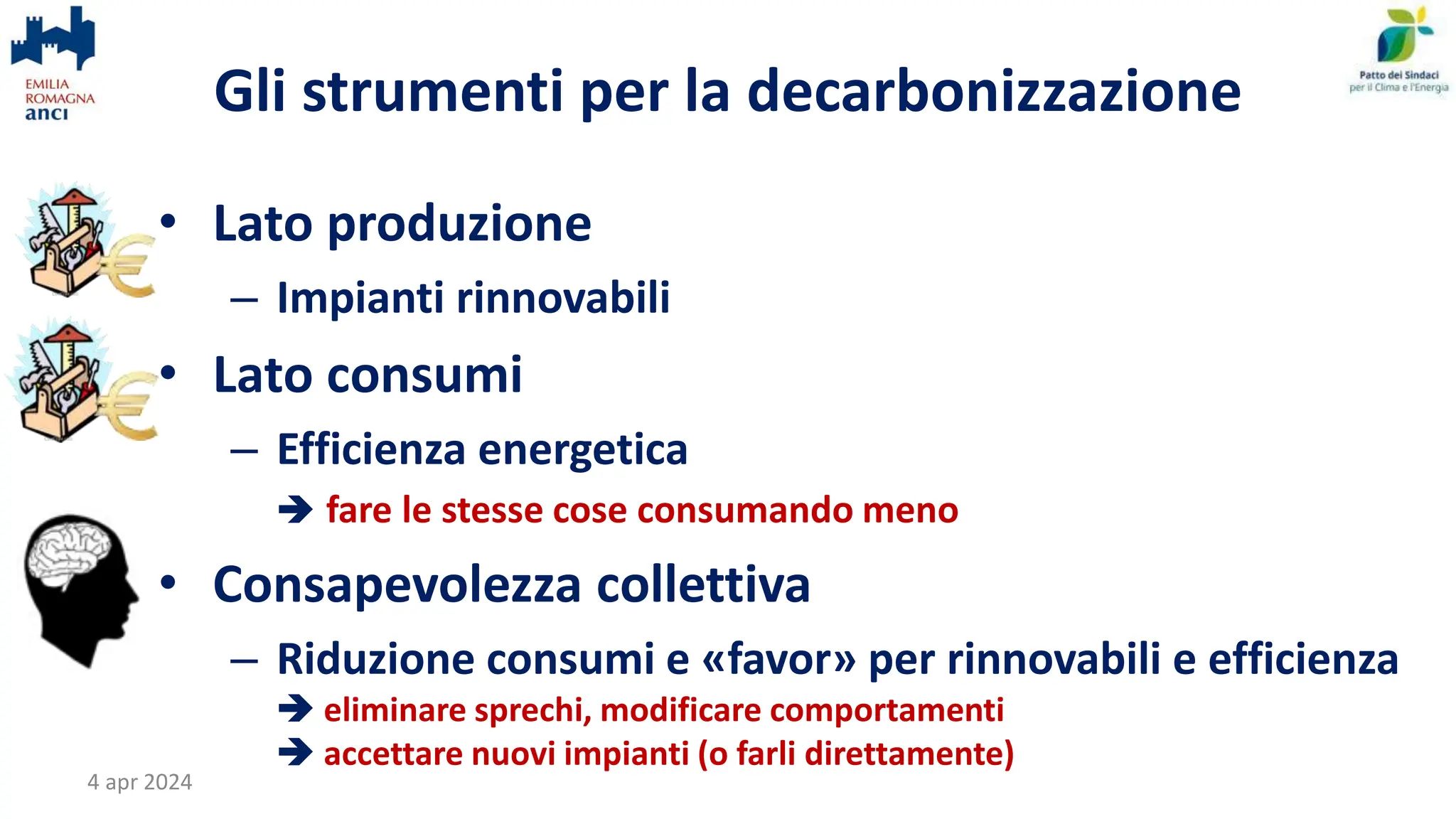 Riposizionare le CER con la piramide della decarbonizzazione | PPTX