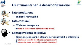 Riposizionare le CER con la piramide della decarbonizzazione | PPTX