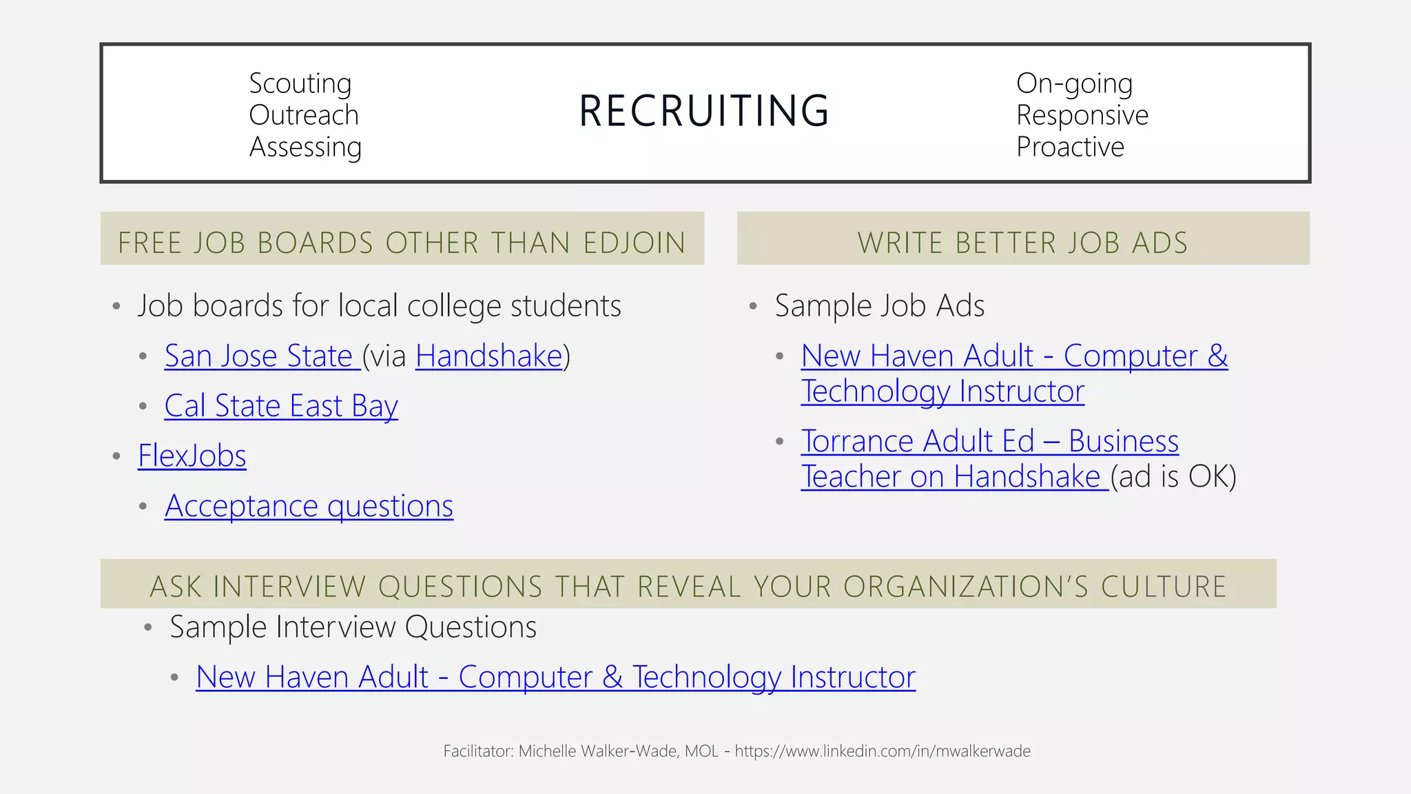 Recruitment Strategies, Credentialing, and On-boarding New Career ...