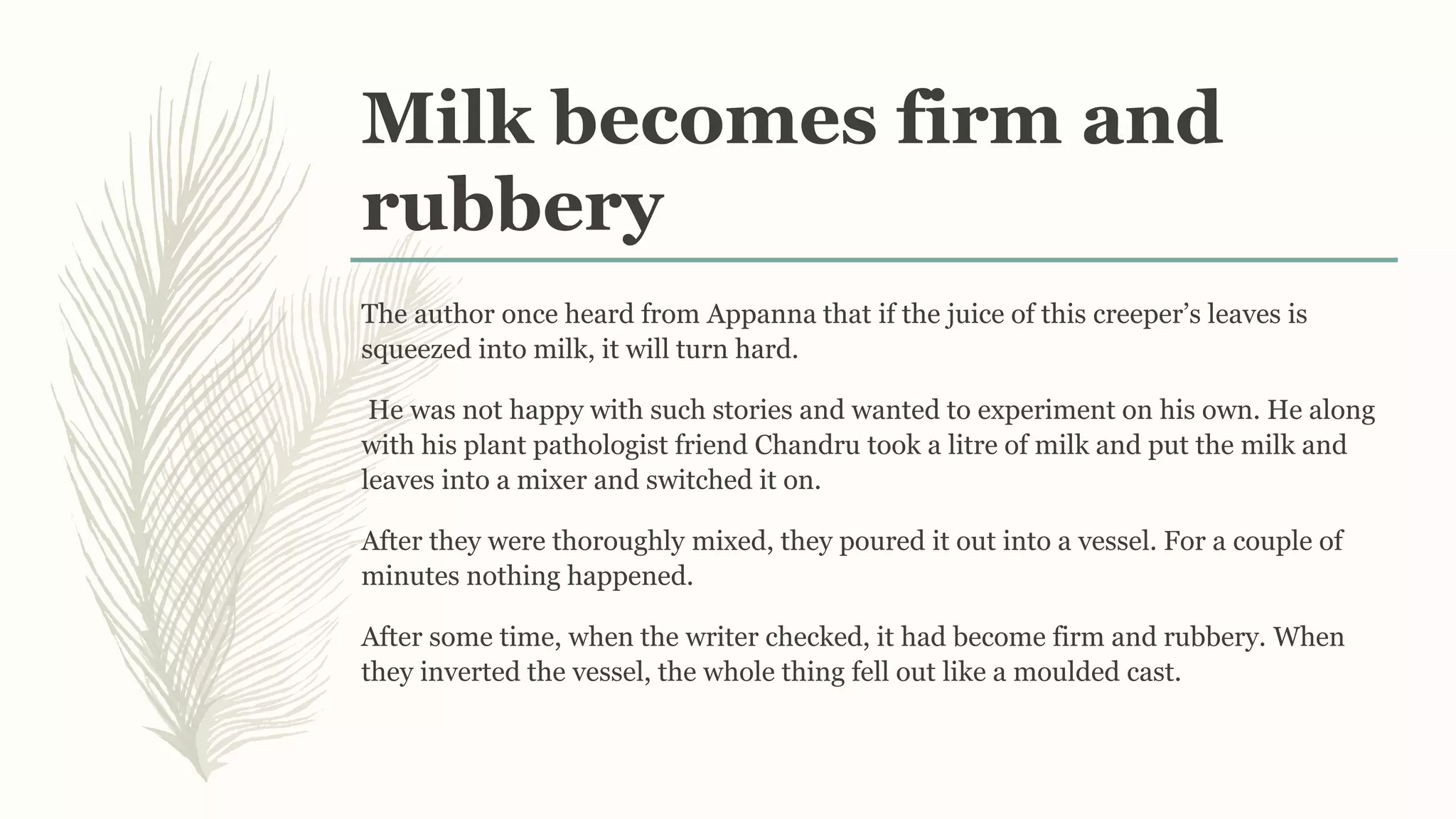 Around a medicinal creeper 2.pptx