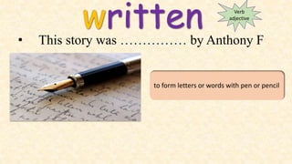 Around One Cactus - Spelling Words.pptx