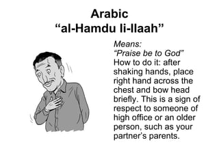 Around the world in seven gestures | PPT