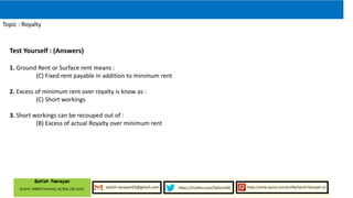 Introduction to Royalty, Basics and Accounting Entries | PPTX