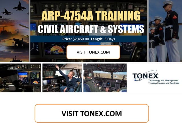 ARP-4754A Training - Civil Aircraft and Systems : Tonex | PPTX