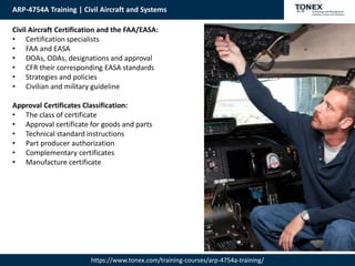 ARP-4754A Training - Civil Aircraft and Systems : Tonex | PPTX