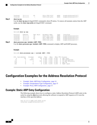 Arp config-arp | PDF