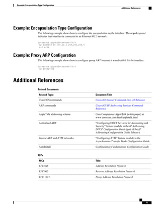 Arp config-arp | PDF