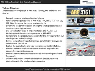 ARP 4761 training safety assessment guidelines - Tonex Training | PPTX