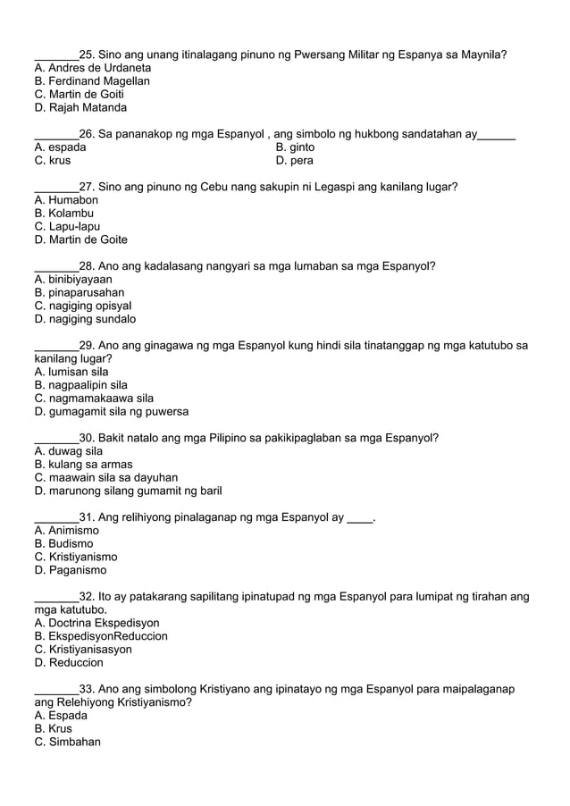 araling panlipunan second quarter exam 5 q2 pt.docx