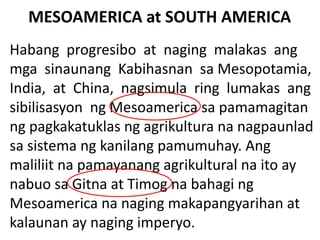 ARPAN 8 LESSON - KABIHASNANG AFRICA, MESOAMERICA, PACIFIC | PDF