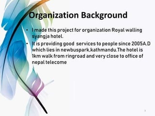 Hotel Reservation System Presentation | PPTX