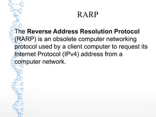 Arp and rarp | PPTX