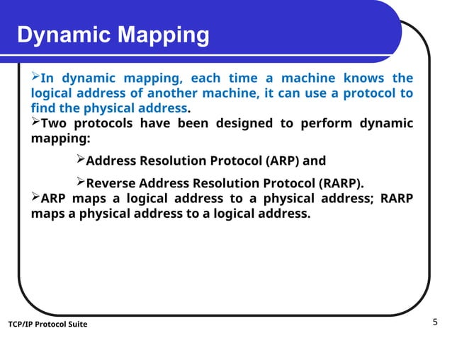 Addressing mapping protocol_ARPandRARP.ppt | Computer Networking ...