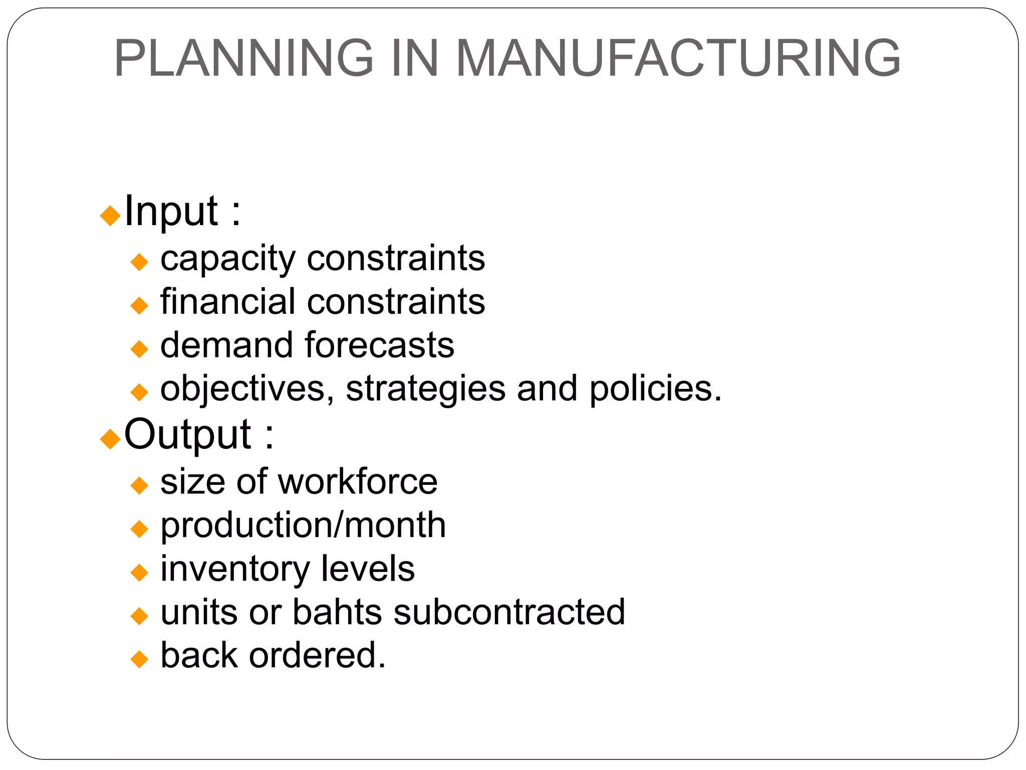 Application of MIS in manufacturing sector | PPTX