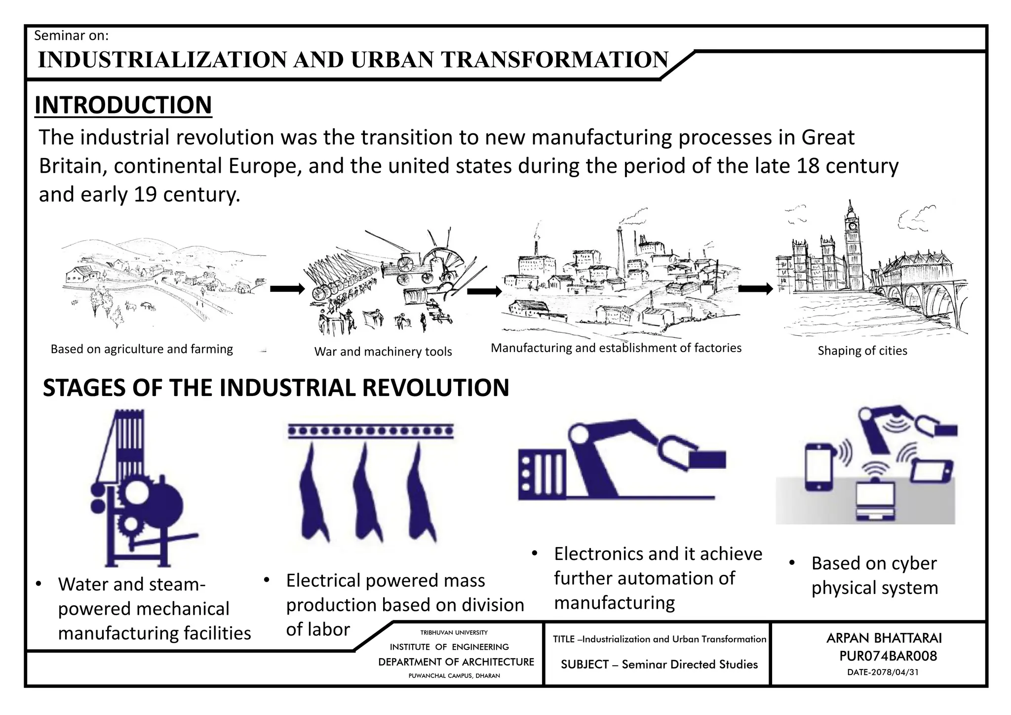 INDUSTRIALIZATION AND URBAN TRANSFORMATION | PDF