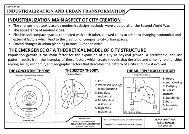 INDUSTRIALIZATION AND URBAN TRANSFORMATION | PDF