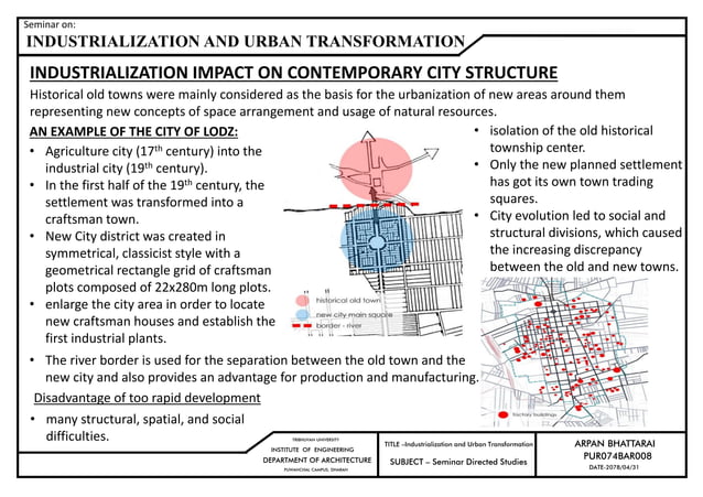 INDUSTRIALIZATION AND URBAN TRANSFORMATION | PDF