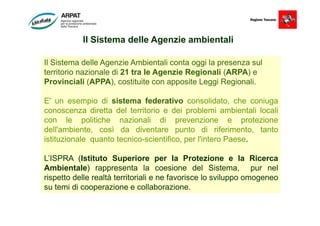 Arpat: i suoi compiti e la sua organizzazione | PDF