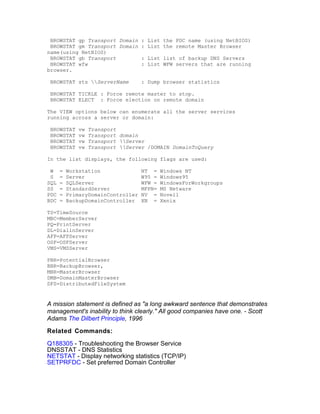 Arp Dan Ipconfig Syntax | PDF