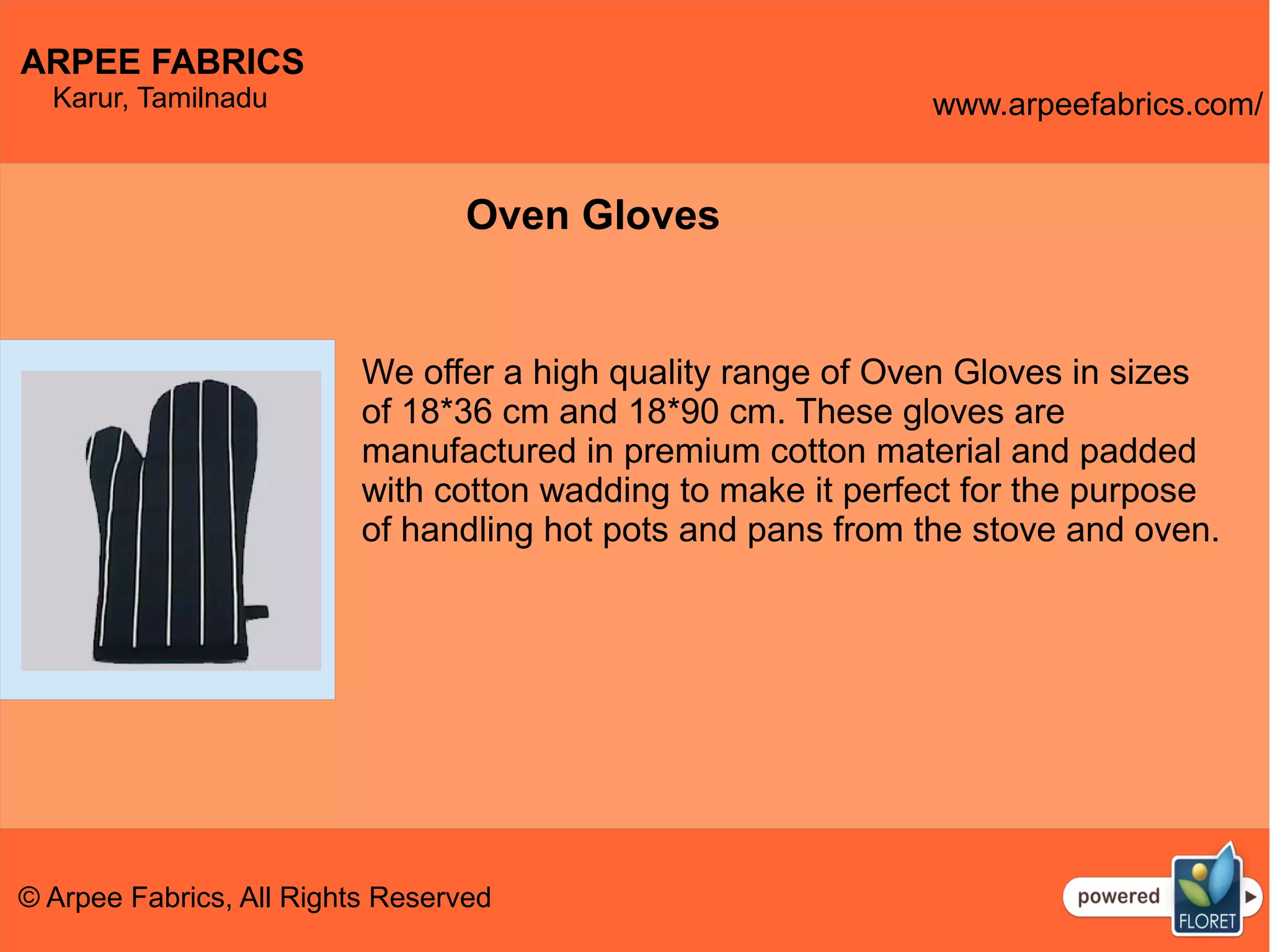 KITCHEN LENIN PRODUCTS OF ARPEE FABRICS | ODP