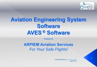 AVES® Software | PPTX | Operating Systems | Computer Software and ...