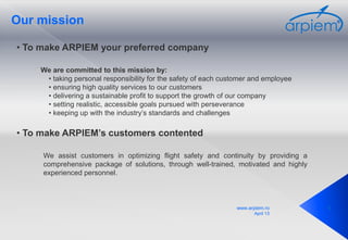 Arpiem Company Profile | PPTX