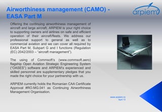 Arpiem Company Profile | PPTX