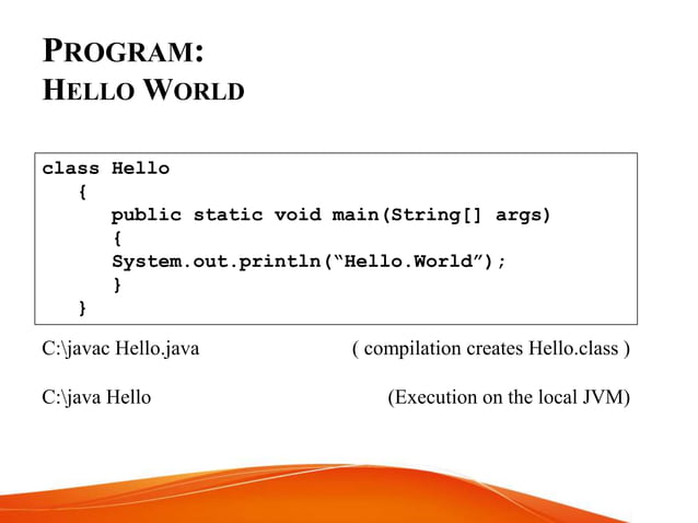 Core Java Presentation | PPT