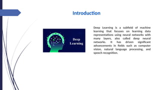 A simple presentation for deep learning. | PPTX