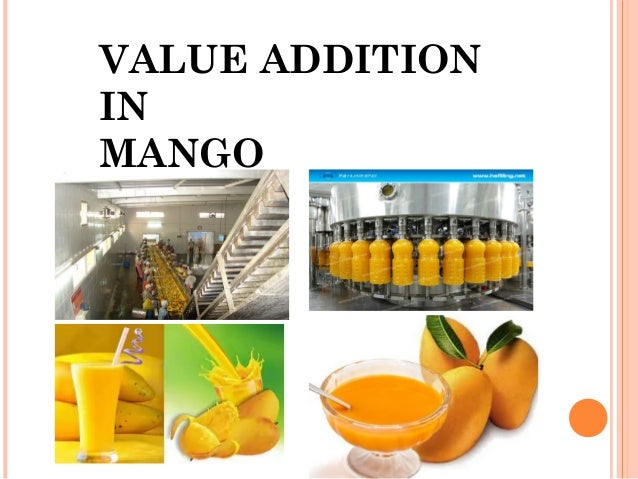 establishment of value addition unit for agriculture produce