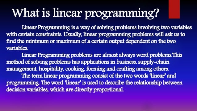 Linear Programming Meaning Example And Application In Business linear-programming-meaning-example-and-application-in-business