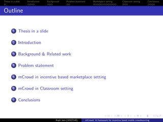Thesis presentation | PDF