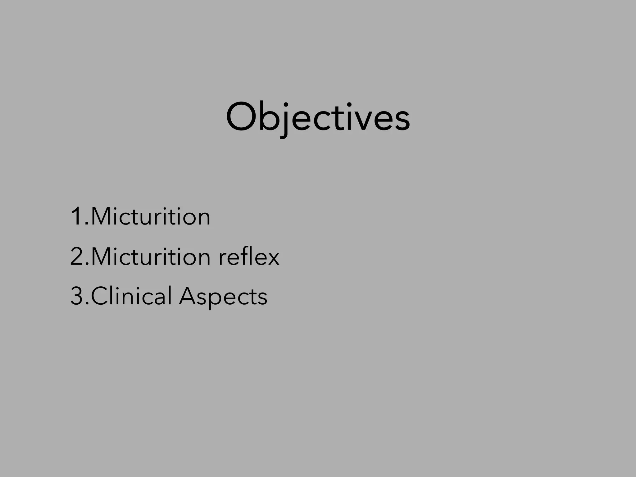 Micturition and micturition reflex in human | PDF