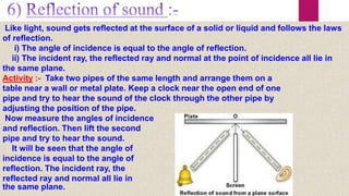 chapter sound for class 9 ppt | PPTX