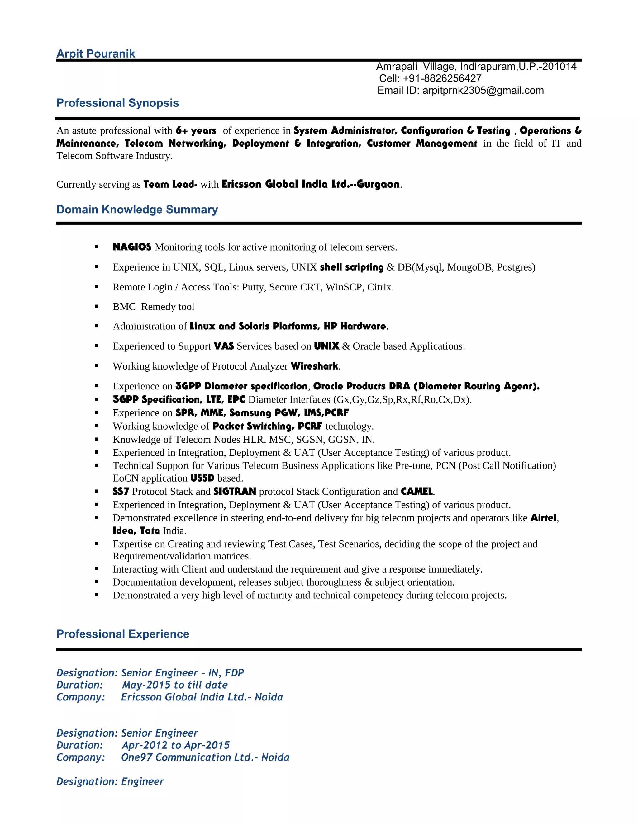 Arpit resume new | PDF