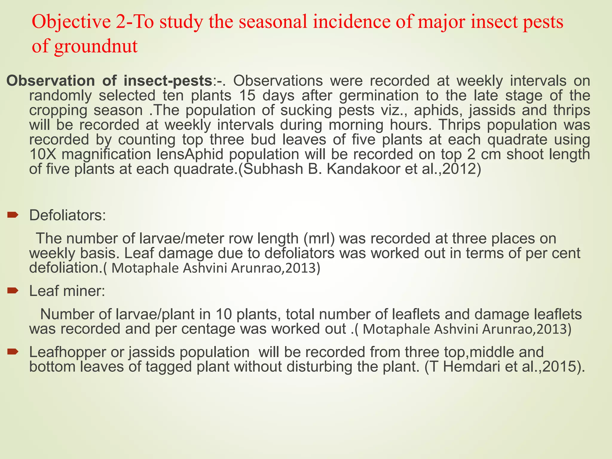 “Studies on major insect-pest of Groundnut | PPTX