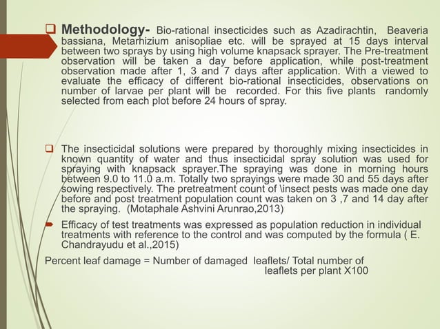 “Studies on major insect-pest of Groundnut | PPT