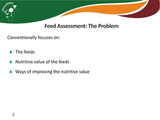 FEAST: Feed Assessment Tool | PPTX