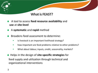 FEAST: Feed Assessment Tool | PPTX