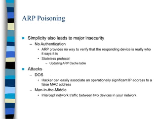 ARP Poisoning Attacks.ppt