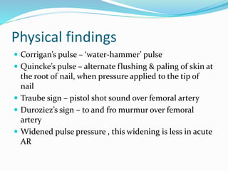 Aortic regurgitation | PPT