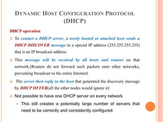 ARP,RARP,DHCP,ICMP NETWORKING PROTOCOLS INTERNET | PPTX