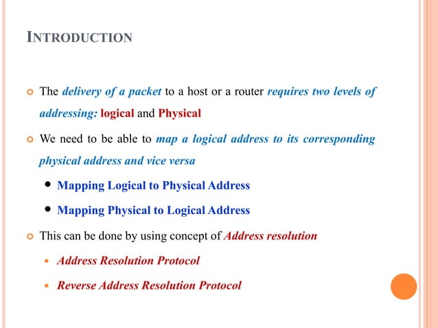 ARP,RARP,DHCP,ICMP NETWORKING PROTOCOLS INTERNET | PPTX | Internet | Computing