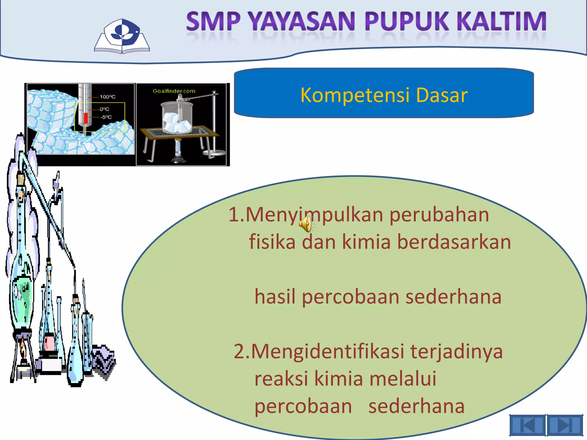 Perubahan Kimia dan Fisika | PPT