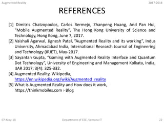 Augmented Reality | PPT