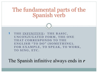 AR Present Tense WEB ppt of spanish verbs | PPT