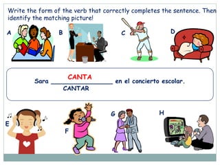 AR Present Tense WEB ppt of spanish verbs | PPTX